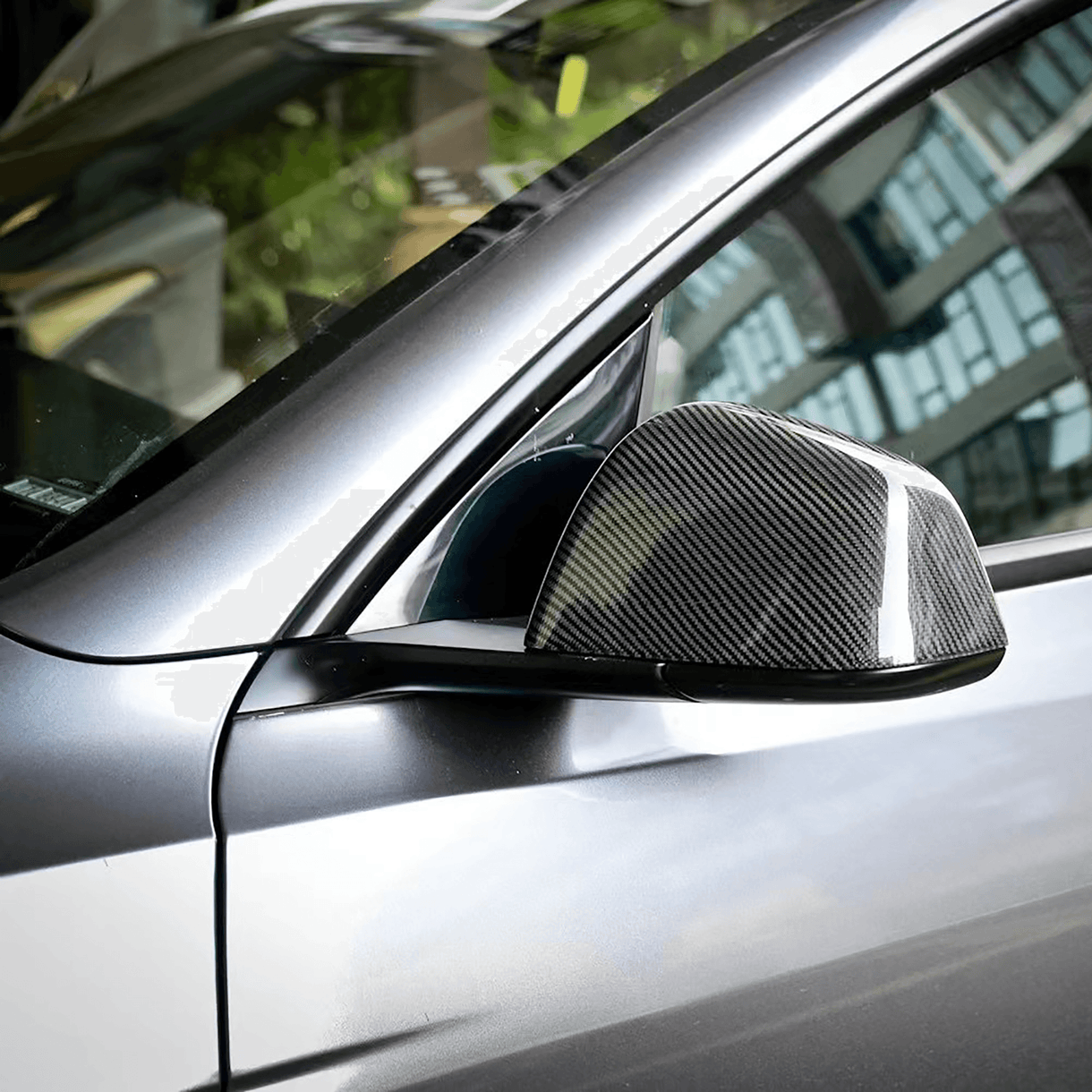 Best Carbon Fiber Side Mirror Cover Wraps For Tesla Model Y – Yeslak ...