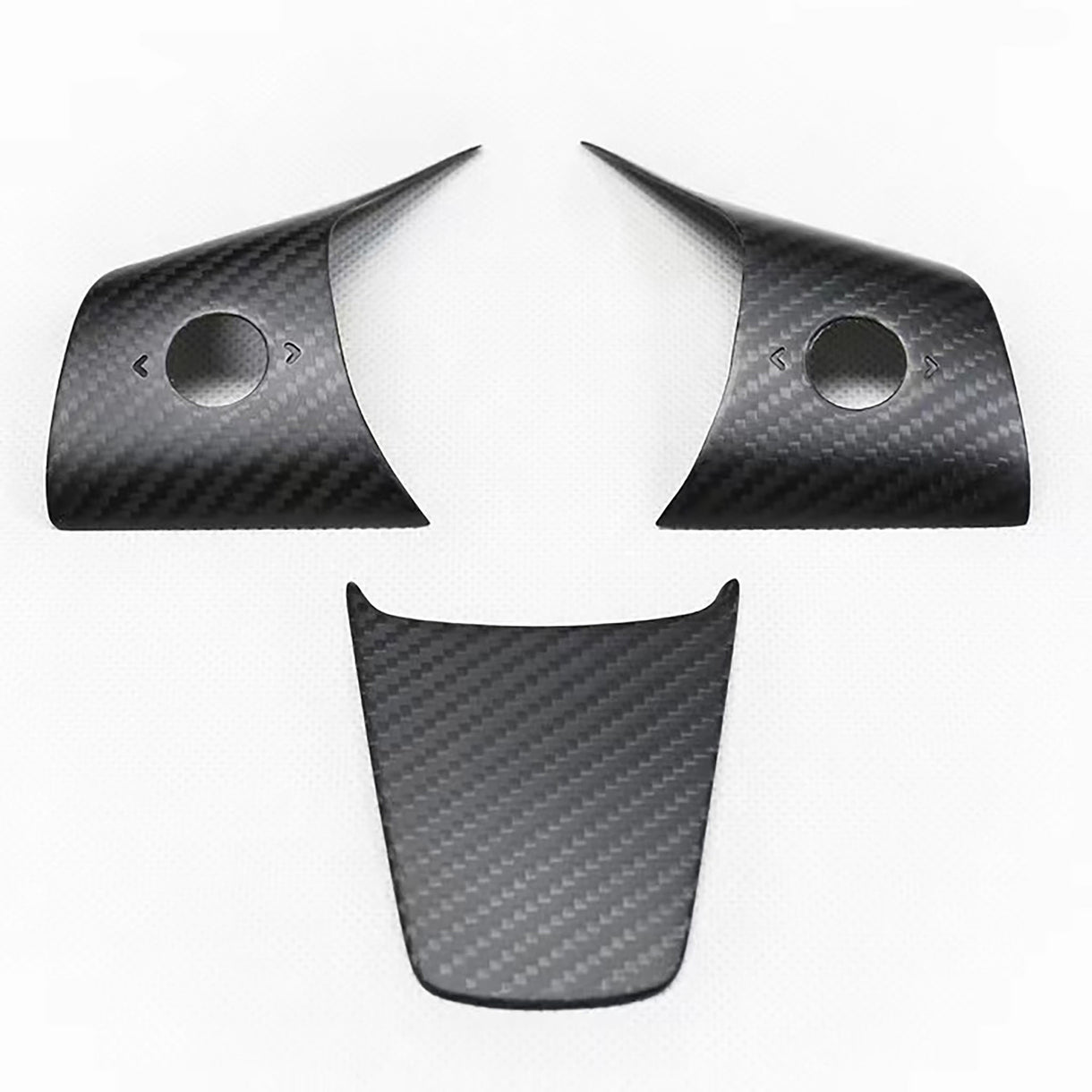 Tesla Model 3 (17-23) & Y (20-24) Dry Carbon Fiber Steering Wheel Wrap ...