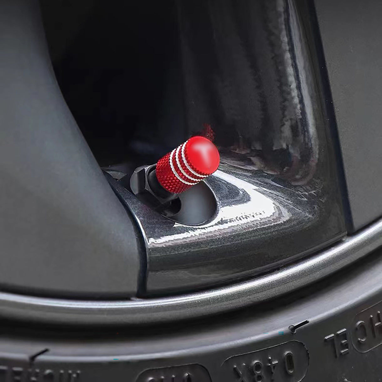 Aluminum Valve Stem Caps for Tesla Model 3/Y/S/X – Yeslak